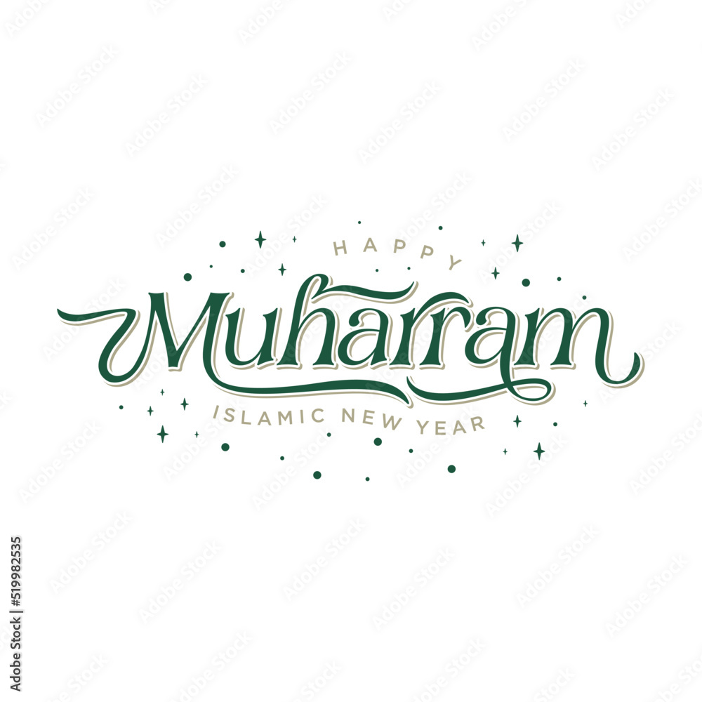 Happy Islamic New Year Muharram Vector, Happy Muharram Day, Islamic New ...