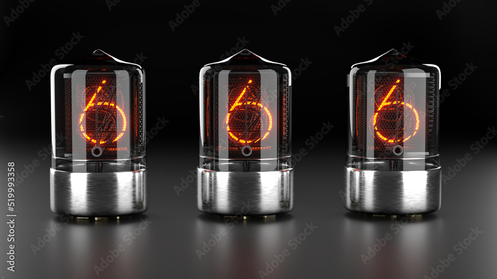Nixie Clock Stock Photo | Adobe Stock