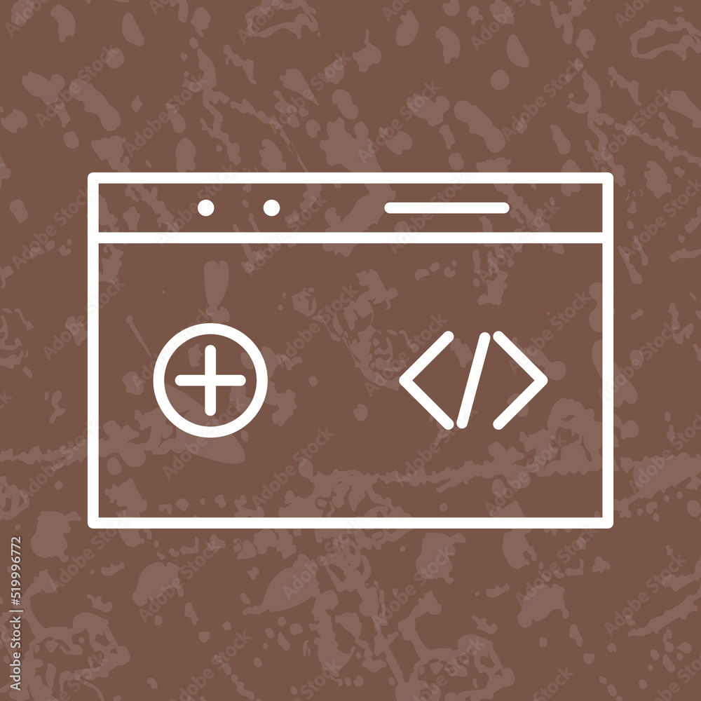 Unique Clean Code Vector Icon Stock-Vektorgrafik | Adobe Stock