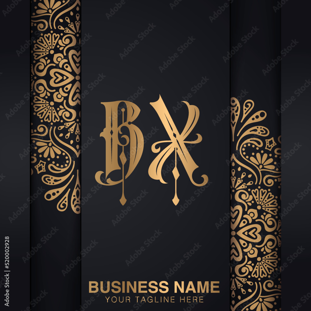 BX initial logo | initial based abstract modern minimal creative logo ...