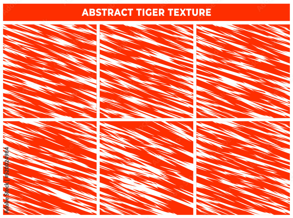 tiger skin pattern, set collections of tiger pattern, tiger skin ...