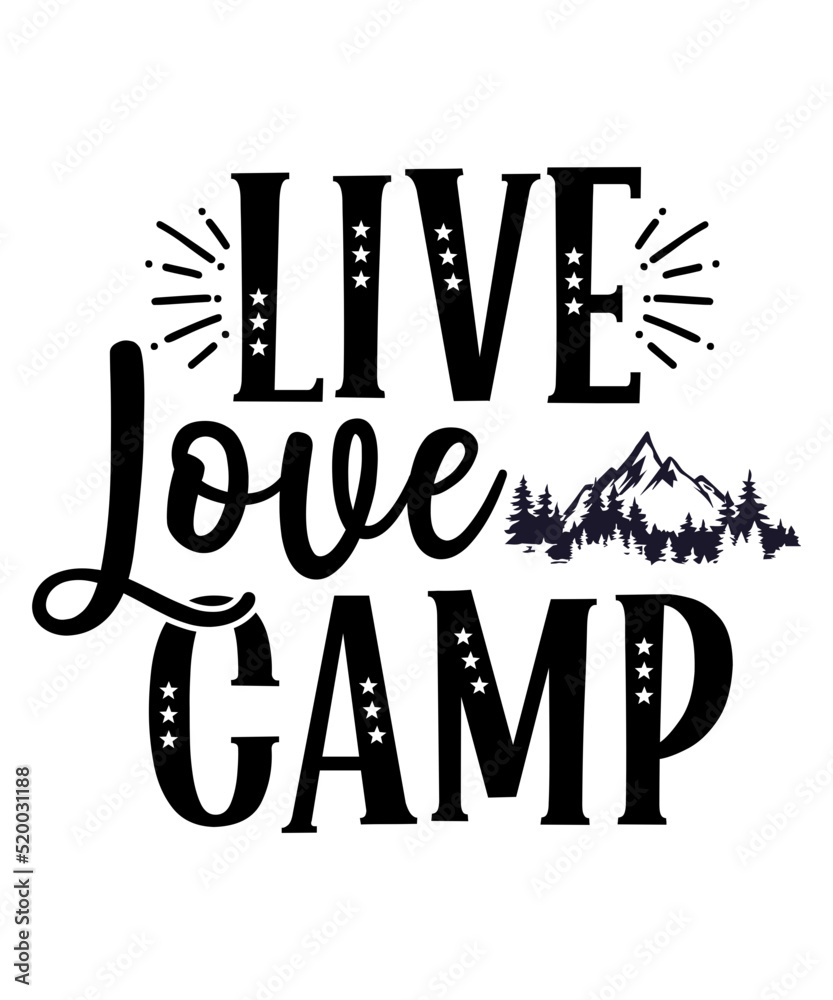 Camping Svg Files For Cricut Camper Svg Png Eps Dxf Camp Life Svg