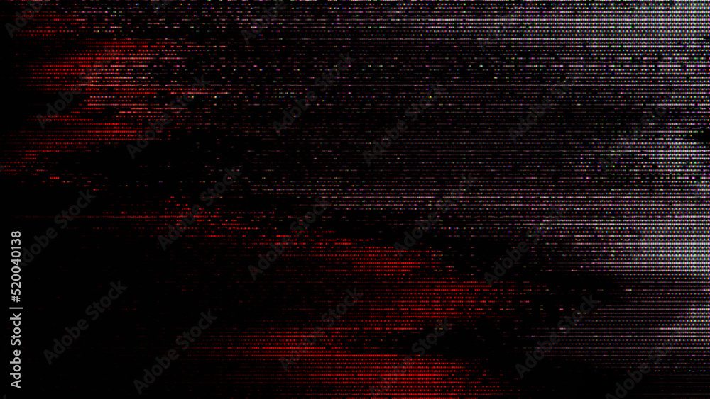 Glitch noise static television VFX. Visual video effects stripes ...