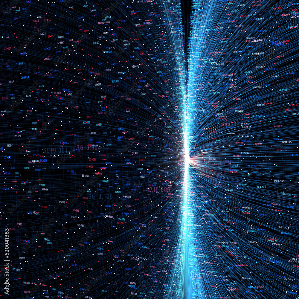 Technology background data flow/Technological background data transmission channel. Motion of ...