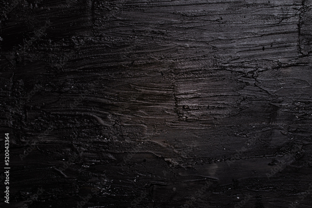 Abstract black texture from acrylic paint Stock Photo | Adobe Stock