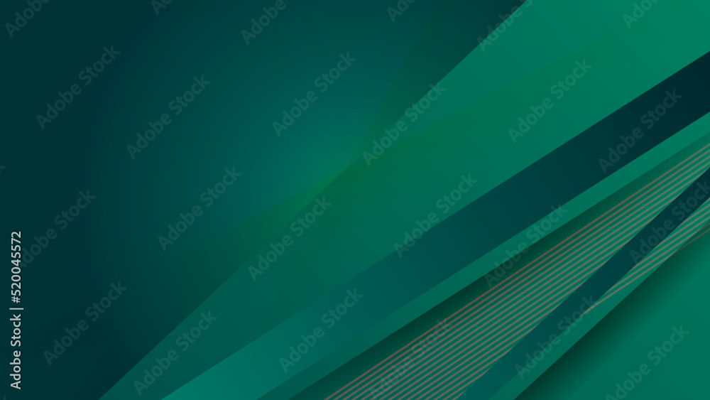 Modern dark green abstract geometric background wallpaper design ...
