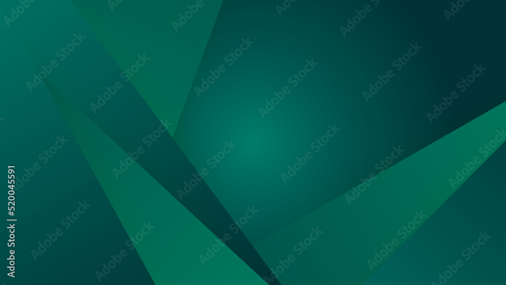 Modern dark green abstract geometric background wallpaper design ...
