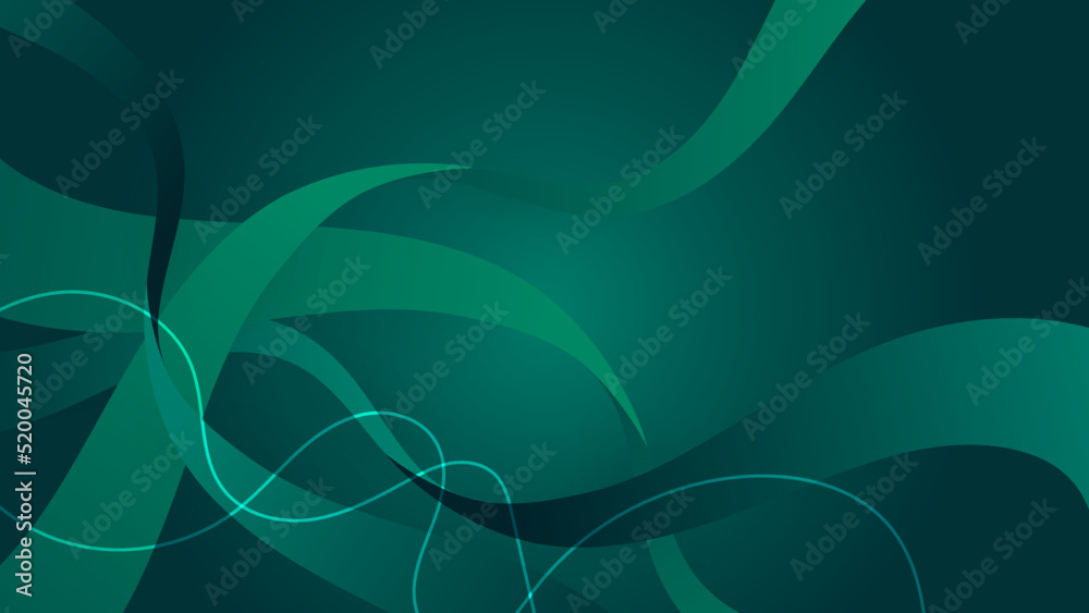 Modern dark green abstract geometric background wallpaper design ...