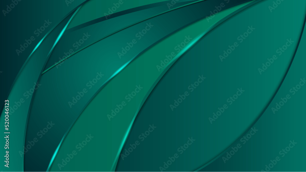 Modern dark green abstract geometric background wallpaper design ...