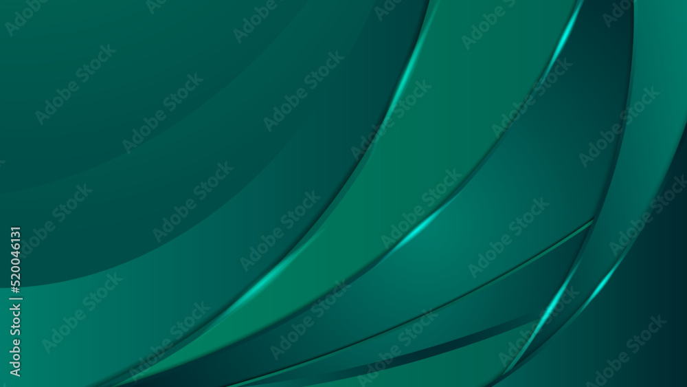 Modern dark green abstract geometric background wallpaper design ...