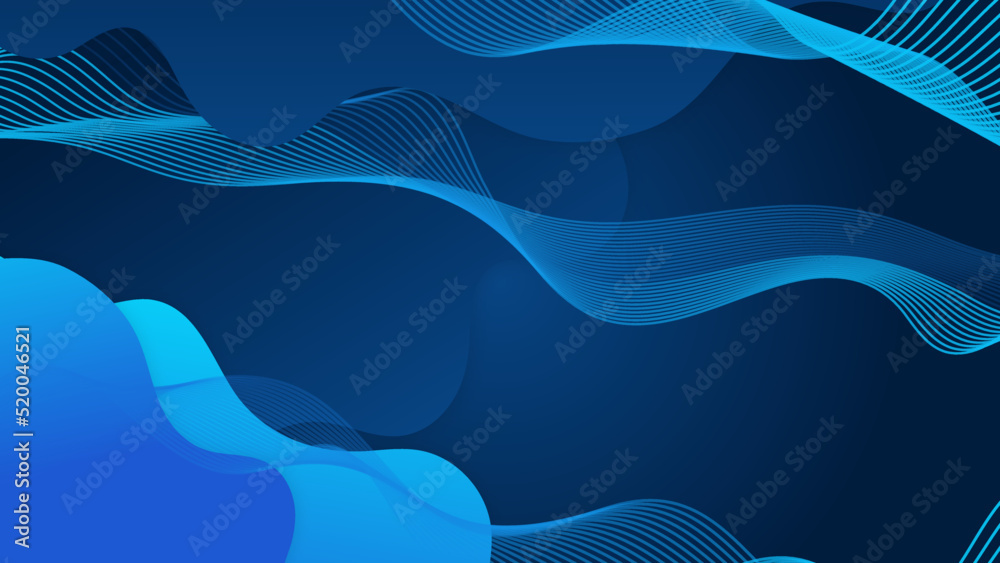 Modern blue gradient abstract background design. Design for poster ...