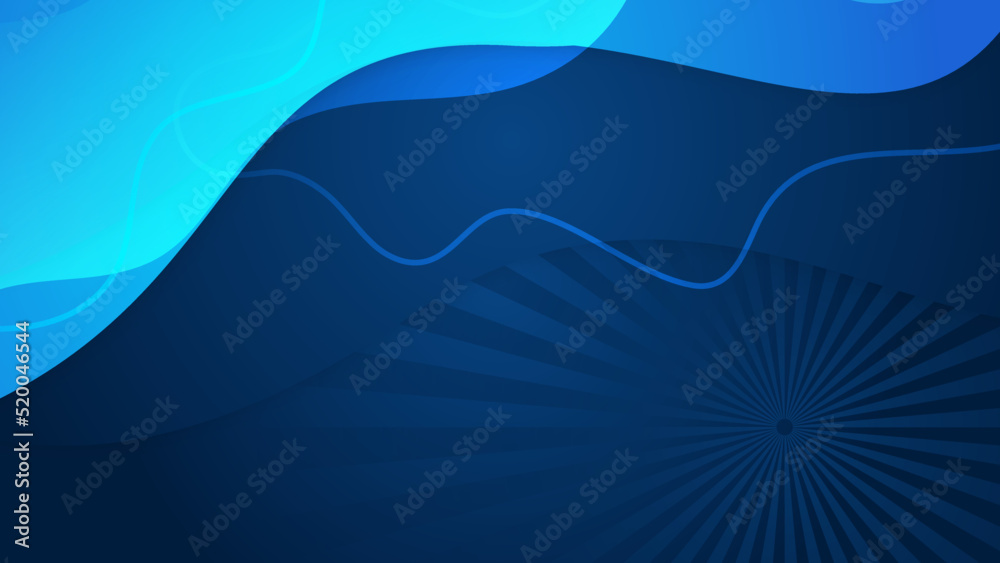 Modern blue gradient abstract background design. Design for poster ...