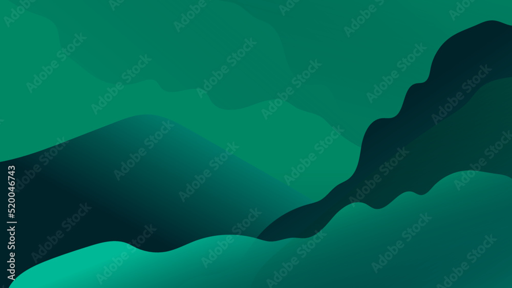 Modern dark green abstract geometric background wallpaper design ...