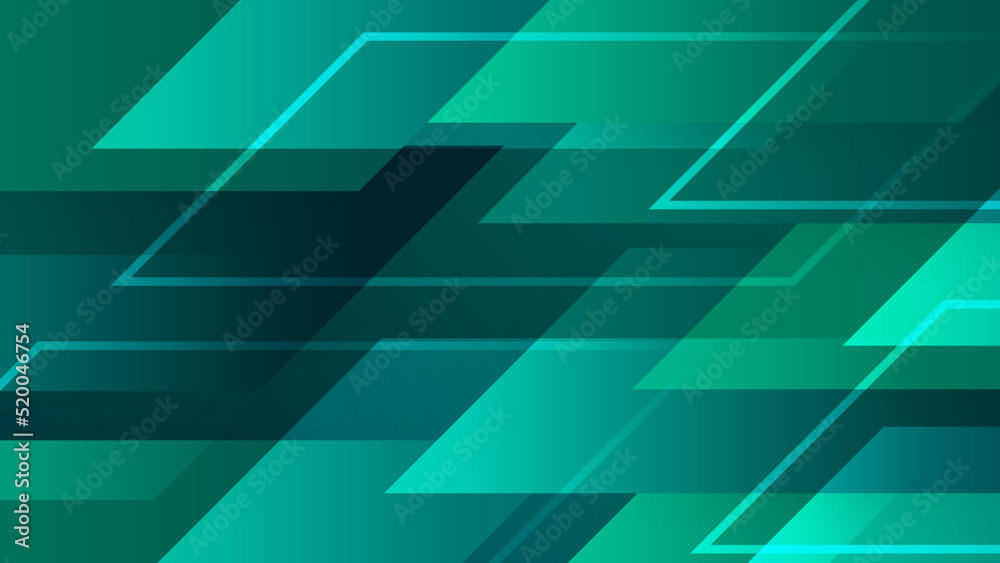 Modern dark green abstract geometric background wallpaper design ...