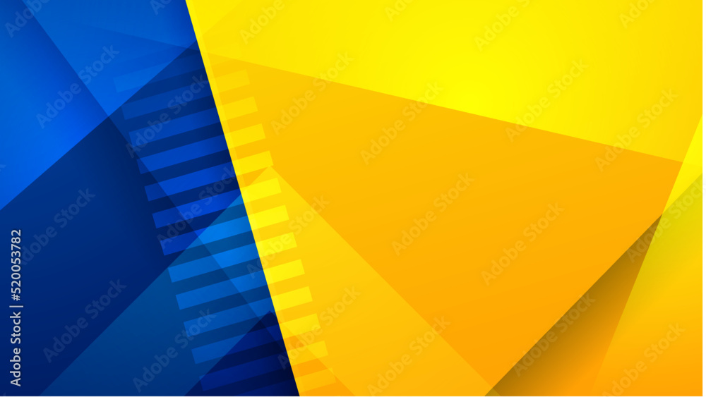 Abstract blue and yellow background. Design for poster, template on web ...