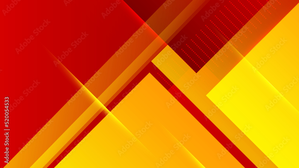 Abstract red and yellow background. Design for poster, template on web ...