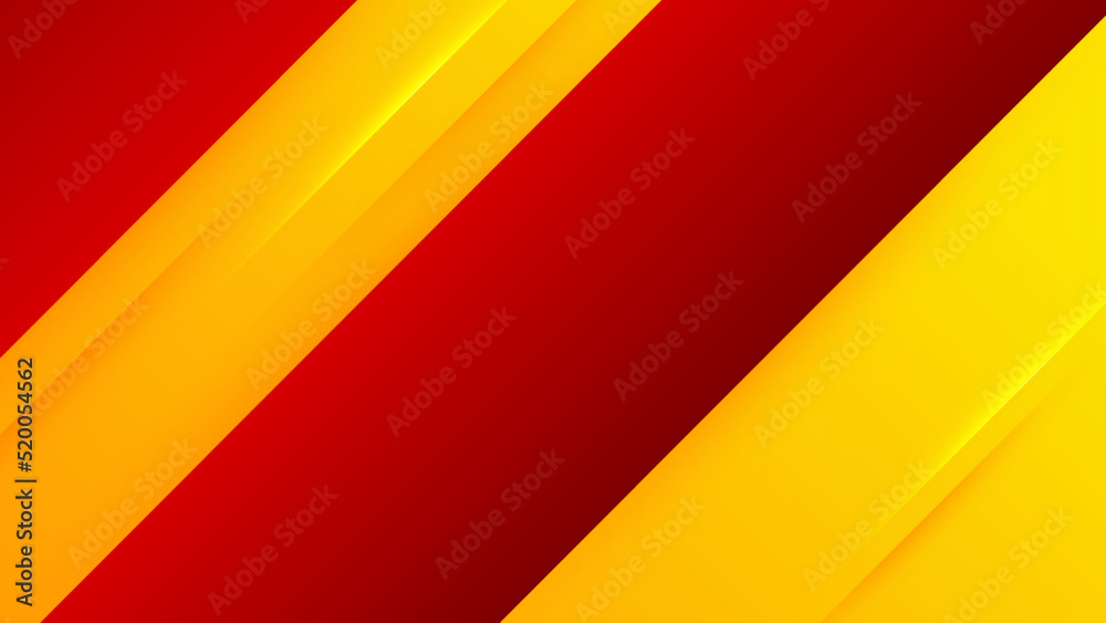 Abstract red and yellow background. Design for poster, template on web ...