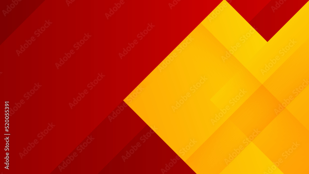 Abstract red and yellow background. Design for poster, template on web ...