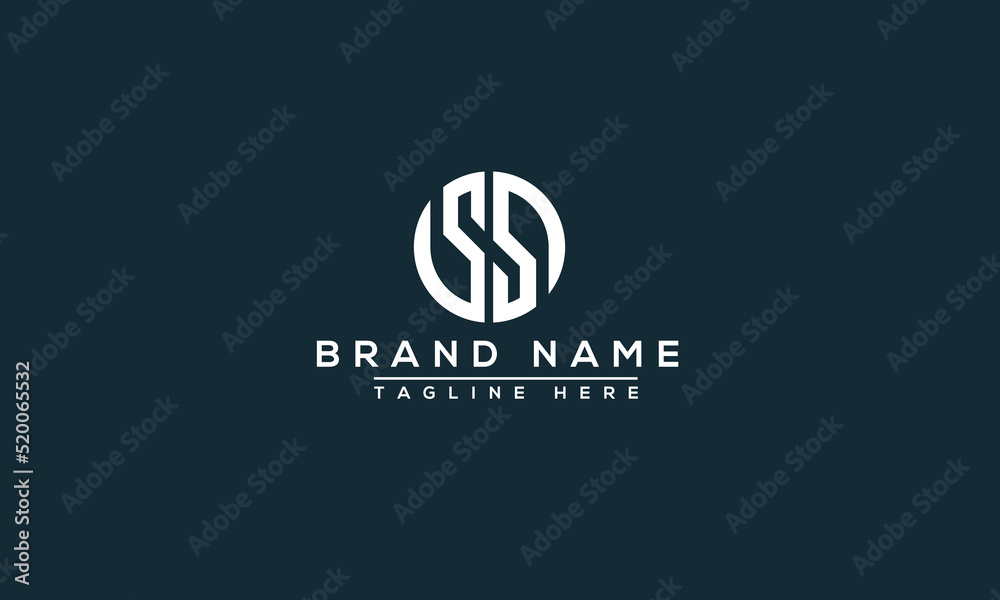 Logo design letter SS . Elegant modern. Vector template. Stock Vector ...