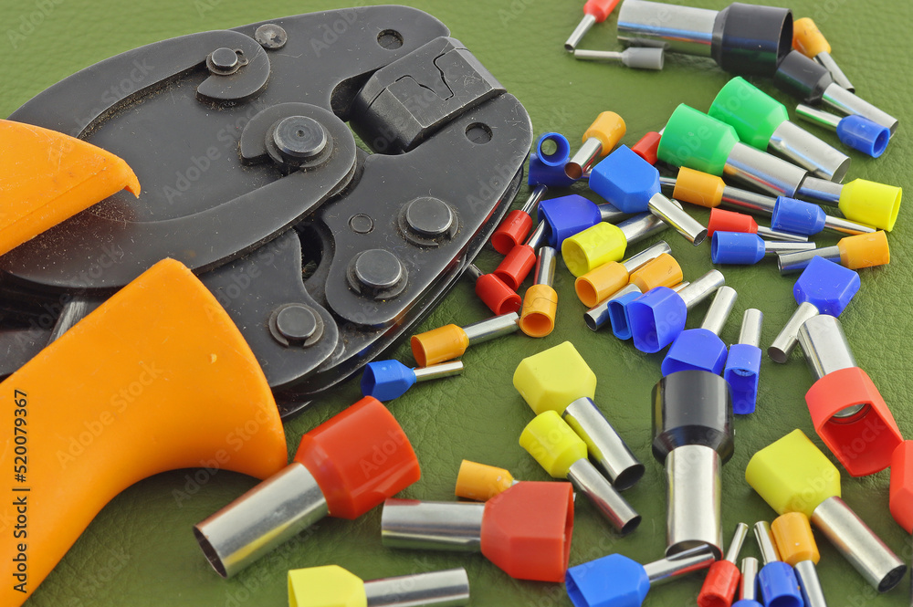 Electrical tools and materials for the installation of an electrical ...