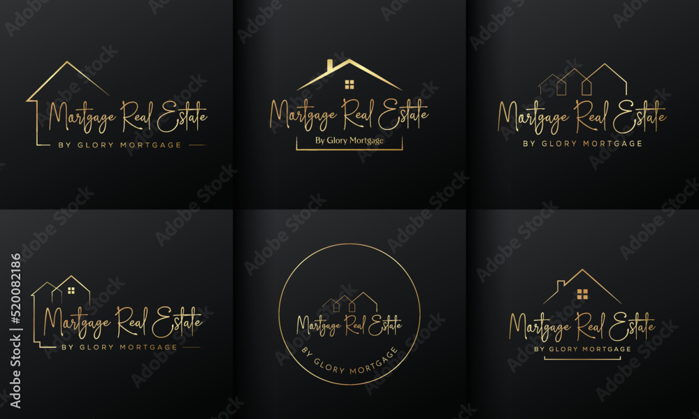 Vetor do Stock: Real estate logo. Realtor logo. property logo design ...