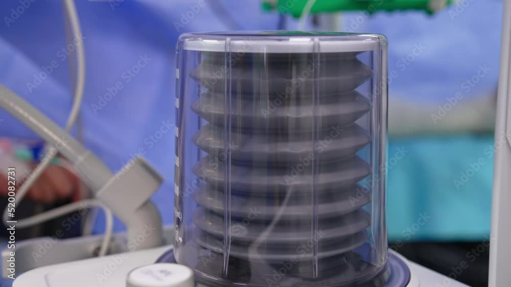 Apparatus pumping air working in the surgery room. Equipment for ...