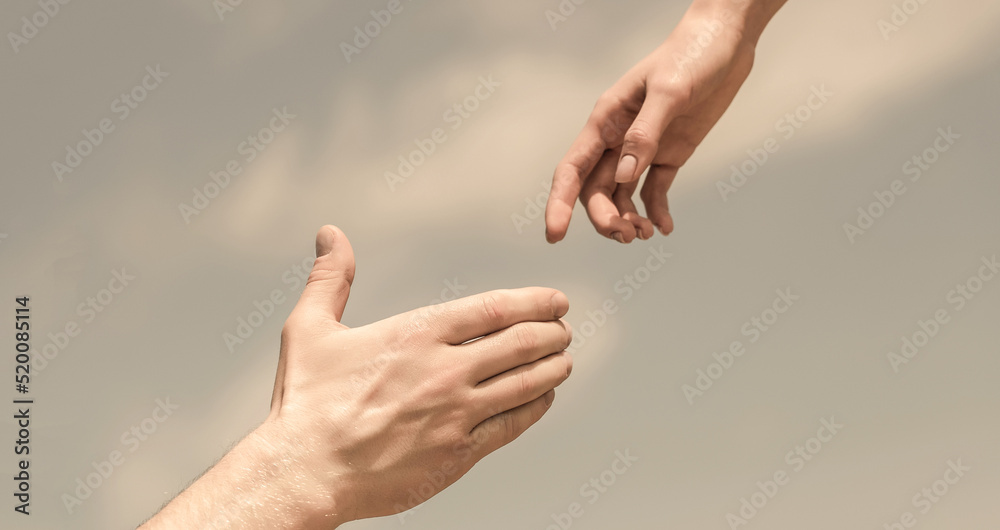 Lending a helping hand. Solidarity, compassion, and charity, rescue ...