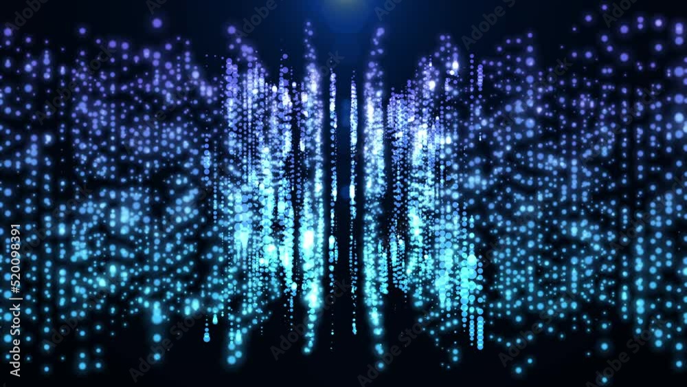 Abstract digital particle wave and light abstract background ,animation ...