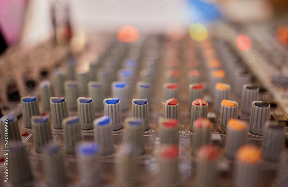 Audio control buttons Sound Control Hi Fi system The audio equipment ...