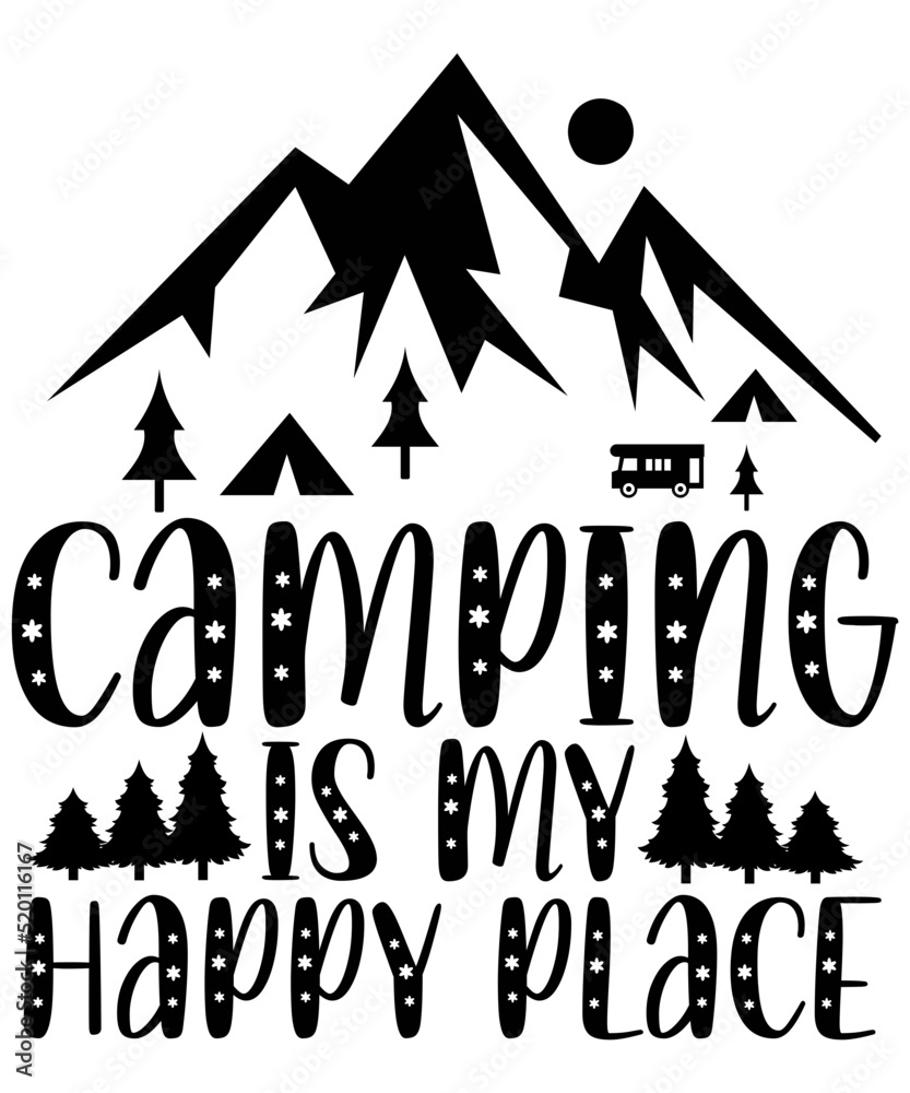 Camping SVG Bundle, Camping Crew SVG, Camp Life SVG, Funny Camping Svg ...