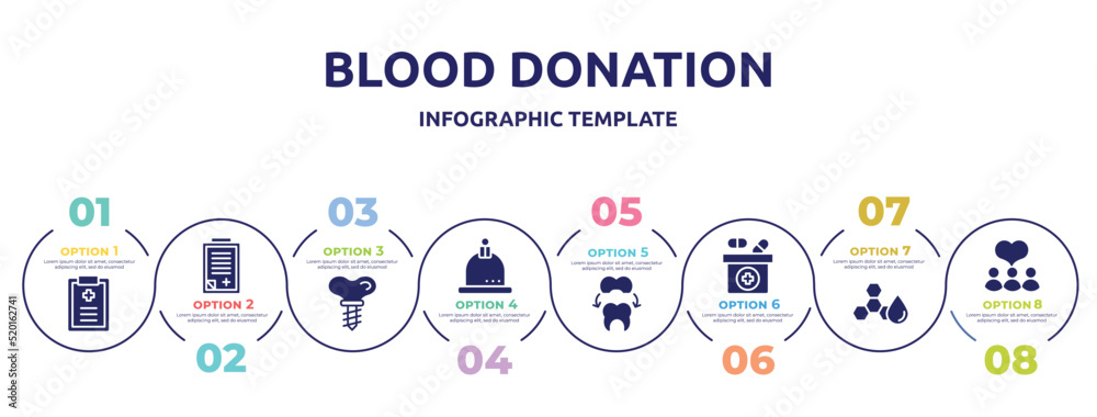blood donation concept infographic design template. included medical ... blood donation concept infographic design template. included medical ...