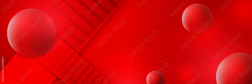 abstract red technology banner design. Abstract technology background ...