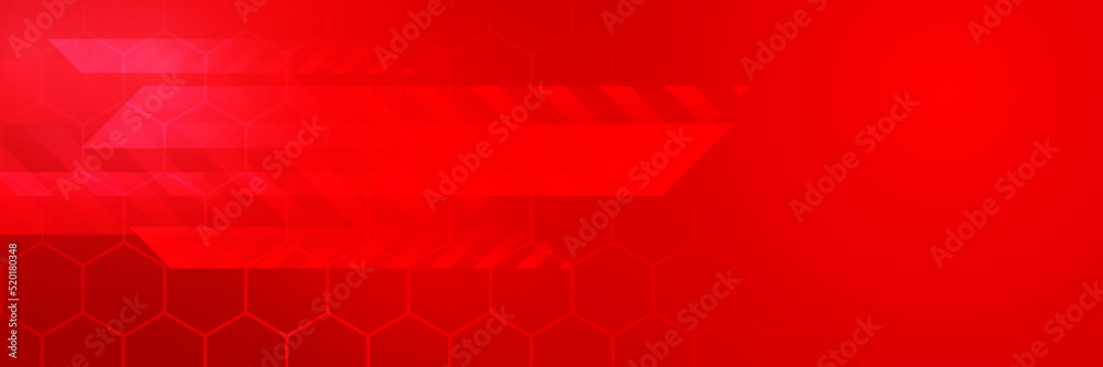 abstract red technology banner design. Abstract technology background ...