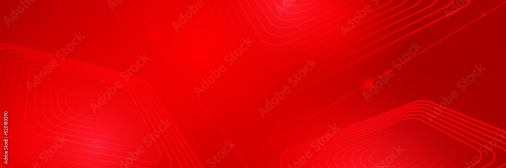 abstract red technology banner design. Abstract technology background ...