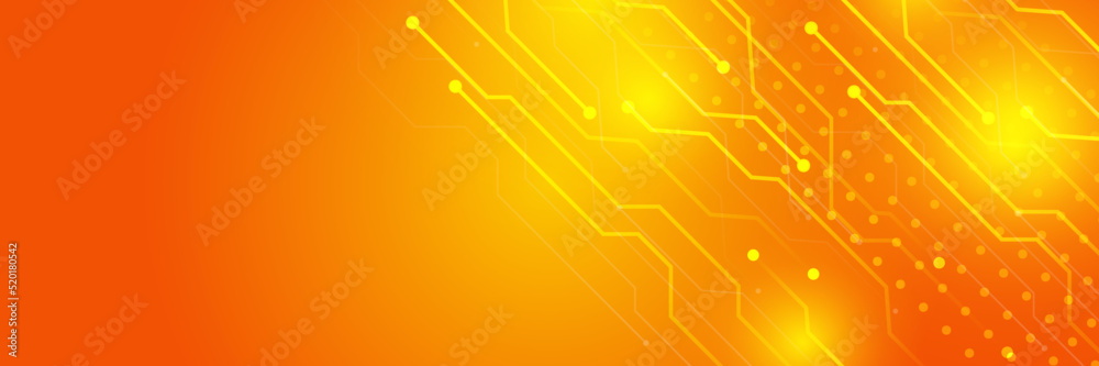 Vector banner design circuit board. Illustration Abstract modern ...