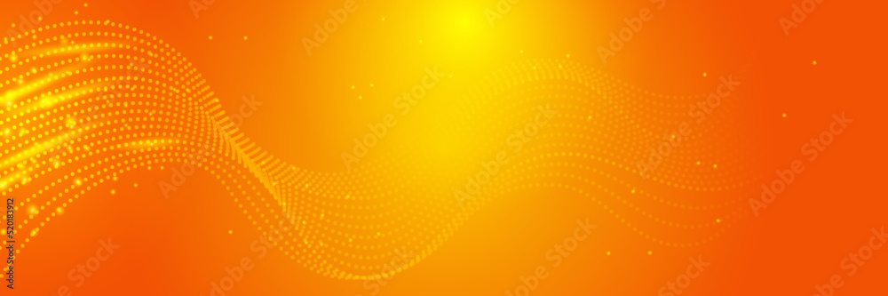 Abstract minimal orange background, simple background with halftone ...
