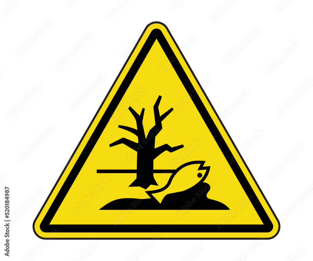 Substance or Mixture That Can Cause an Environmental Hazard Warning ...