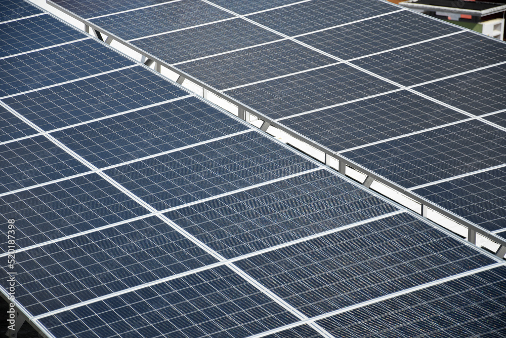 Poster Solar panel installed on top of HDB block in Singapore – Wall ...