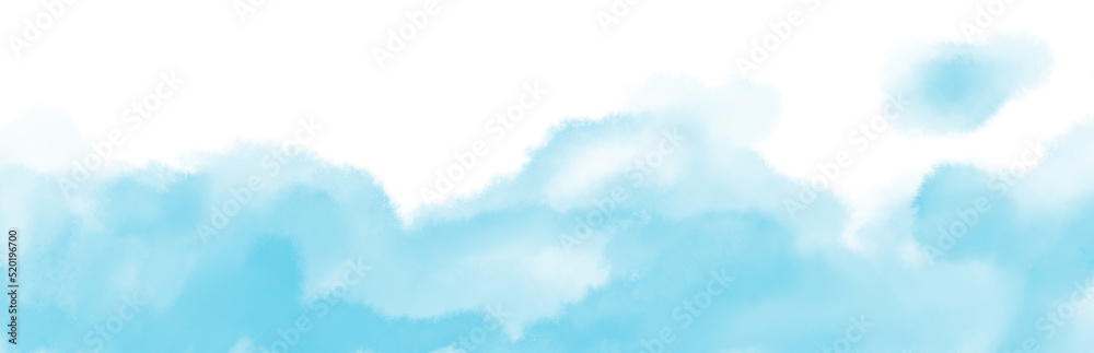 Watercolor wave banner pastel color mixing boarder elements Stock ...