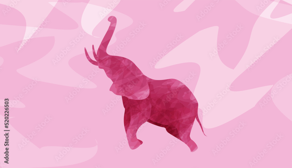 Flying Pink Elephant