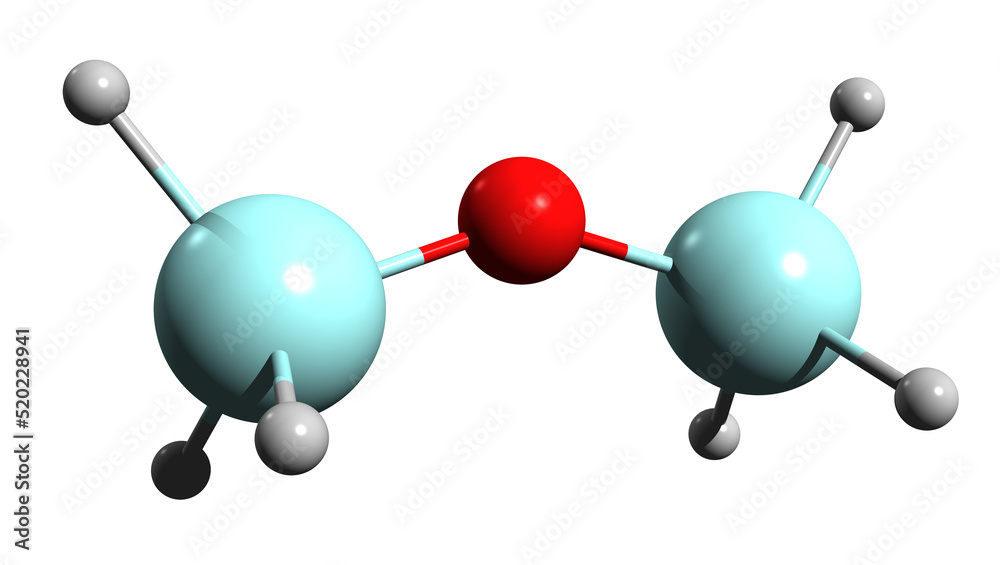 3D image of Disiloxane skeletal formula - molecular chemical structure ...