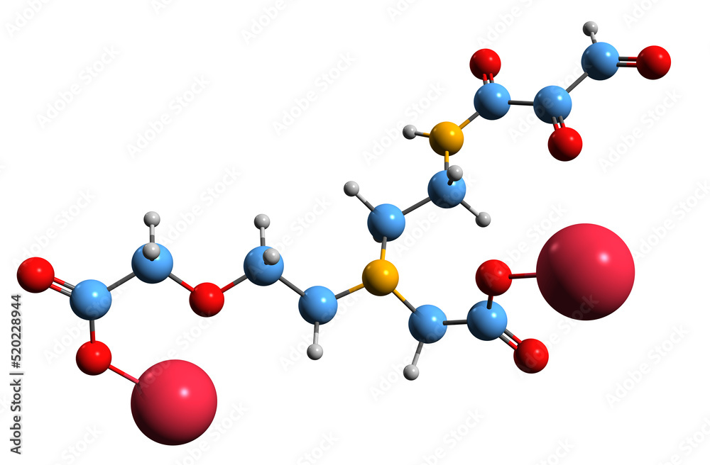 3D image of Disodium Cocoamphoacetate skeletal formula - molecular ...