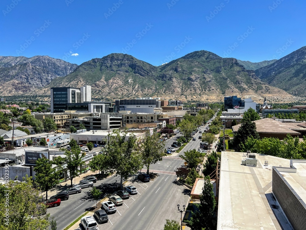 Downtown Provo Utah, USA Stock Photo | Adobe Stock