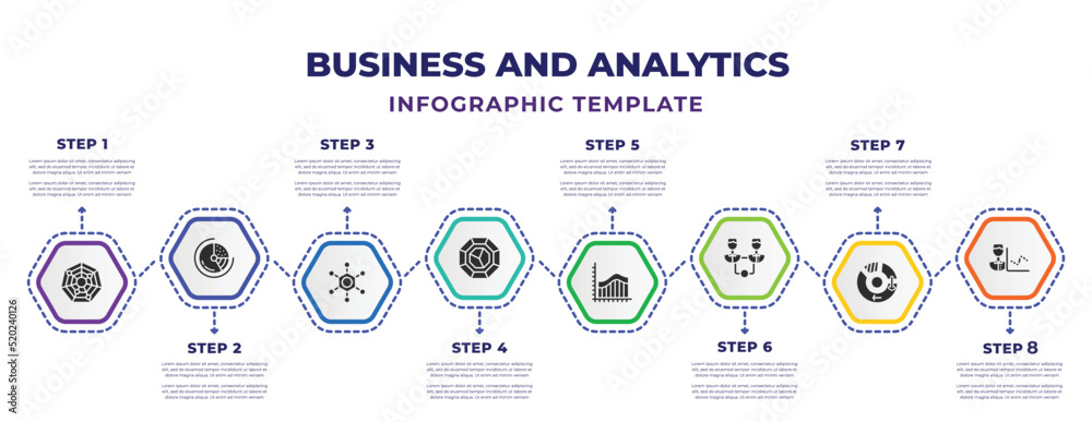 business and analytics infographic design template with radar chart ... business and analytics infographic design template with radar chart ...