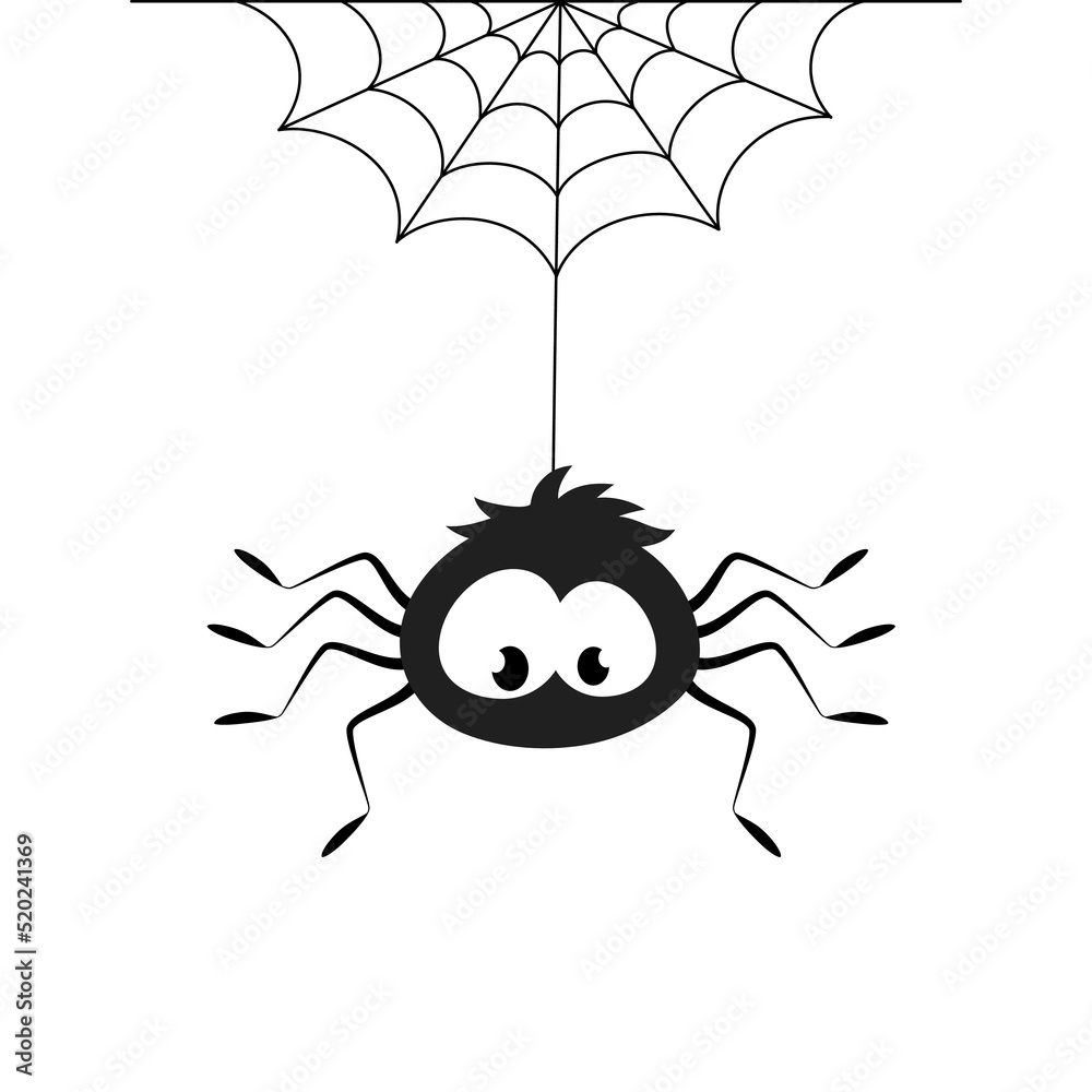 Halloween Spider Web Clipart