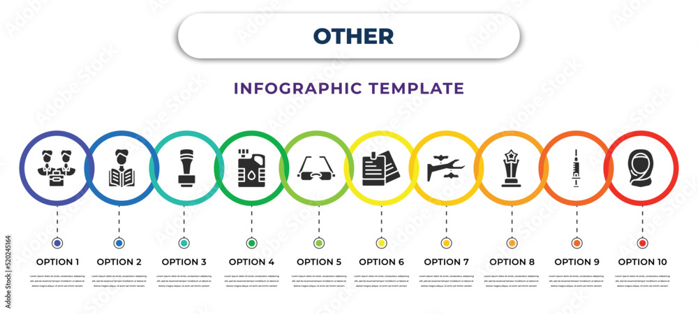 Vetor de other infographic design template with limited liability, self ...