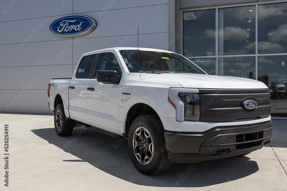 Ford F-150 Lightning display. Ford offers the F150 Lightning all ...