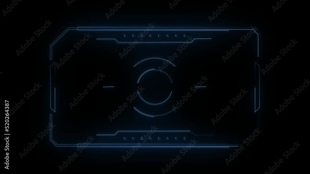 Hud Frame Digital Technology Plexus Lines, Technology HUD template ...