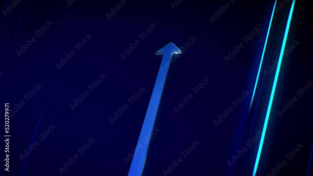 Growth Chart Background Growth chart background is an arrow line chart ...