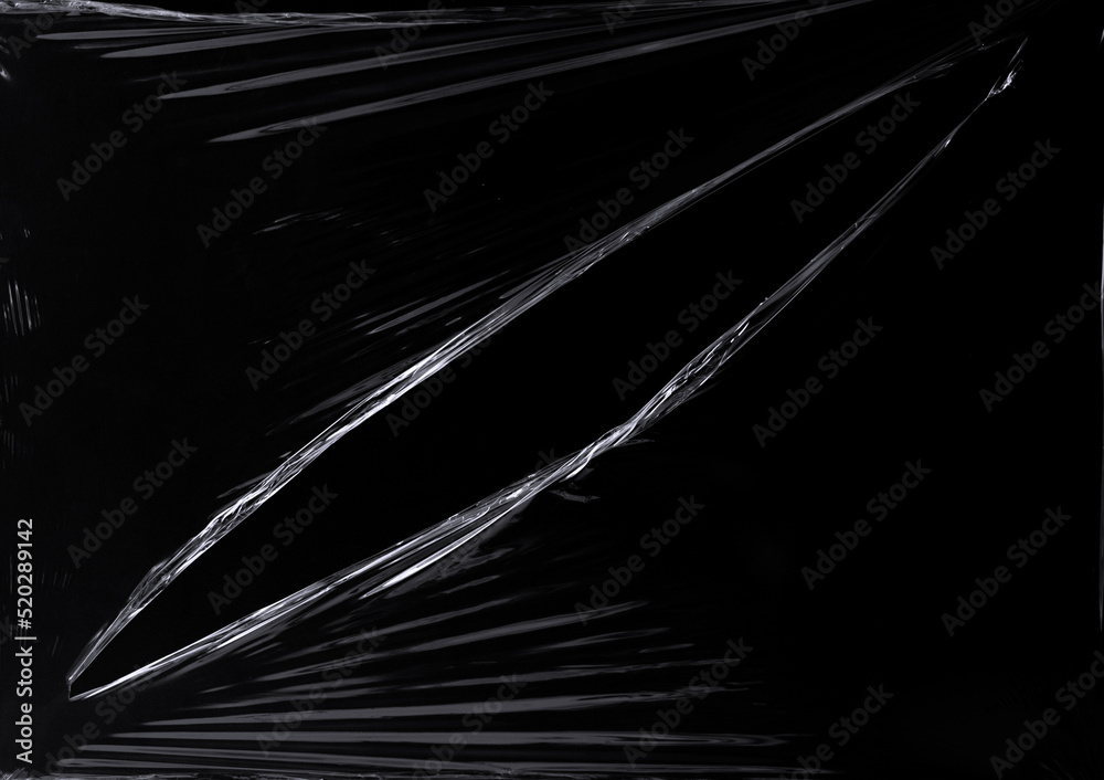 a black transparent plastic texture with hole for poster and cover art ...